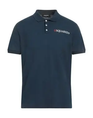 Dsquared2 Color Blocked Polos For Men