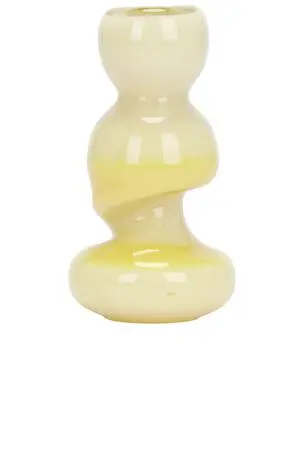 HELLE MARDAHL The Candle Holder Mini In Nude - Banana