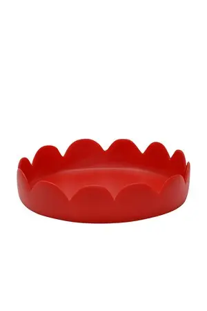 TINA FREY DESIGNS Fleur Tray - Red