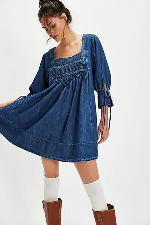 Free People Puff Sleeve Day Dresses