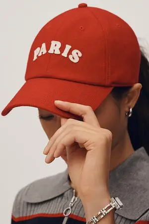 Anthropologie Wanderlust Paris Wool Cap In Red - 29% Off  display picture 1