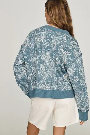 PILCRO Montana Pocket Knit Top - Indigo