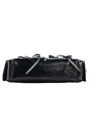 Acne Studios Multipocket Crinkled Leather Bag - Black