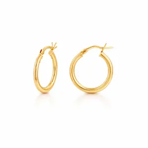 DONATELLO GIAN Donatello Gian'Name' 14K Small Hoop Earrings