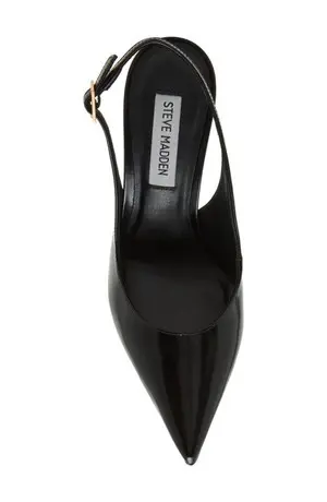 Steve Madden Blare Slingback Pointed Toe Pump - Black Box