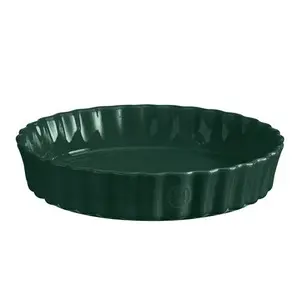 EMILE HENRY 9.5 Inch Deep Tart Dish - Cedar
