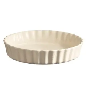EMILE HENRY 9.5 Inch Deep Tart Dish Clay