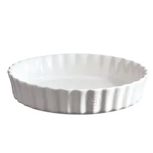 EMILE HENRY 9.5 Inch Deep Tart Dish Flour