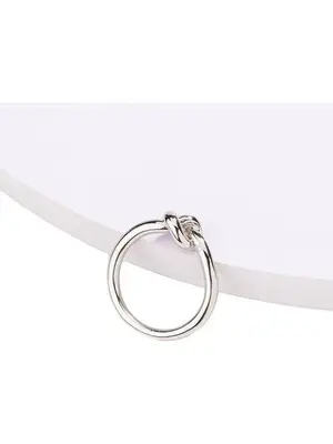DLORIA Hollywood Sensation Love Knot Ring - Silver