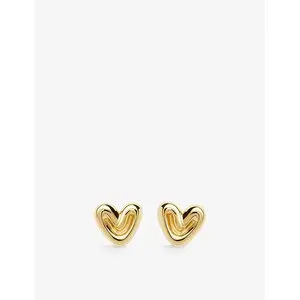 MISSOMA Puffy Heart -plated Brass Earrings - Gold