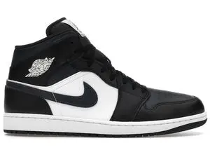 JORDAN Jordan 1 Mid Toe Sneakers Black/off Noir/summit White