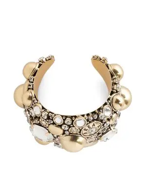 AREA Crystal-embellished Cuff Bracelet