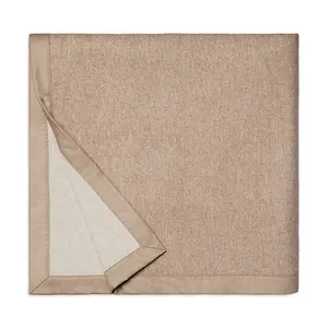 SFERRA Nerino Blanket, Full/queen - Cashew/ivory