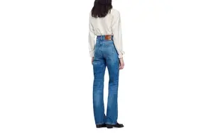 Sandro Moore High-rise Flare Jeans - Blue Jean