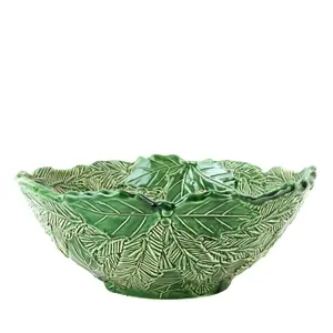 VIETRI Lastra Holiday Figural Medium Bowl - Green