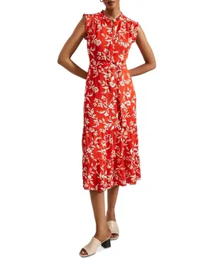 Petite Floral Midi Dresses