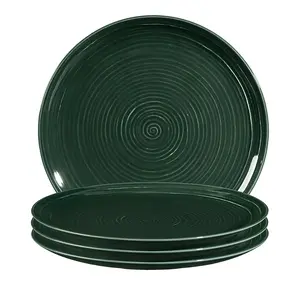 SELTMANN Terra Dinner Plates, Set Of 4 Green