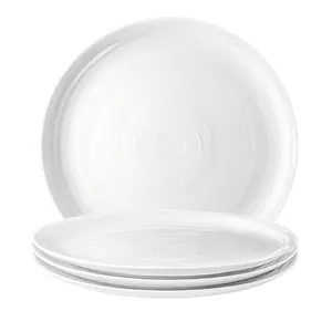 SELTMANN Terra Dinner Plates, Set Of 4 White