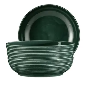SELTMANN Terra Pasta Bowls, Set Of 4 - Green
