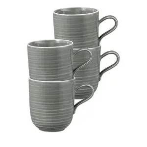 SELTMANN Terra Mugs, Set Of 4 - Gray