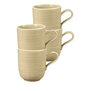 SELTMANN Terra Mugs, Set Of 4 - Sand