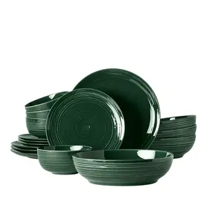 SELTMANN Terra 16 Piece Dinnerware Set, Service For 4 - Green