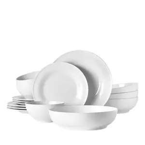 SELTMANN Beat 16 Piece Dinnerware Set, Service For 4 White