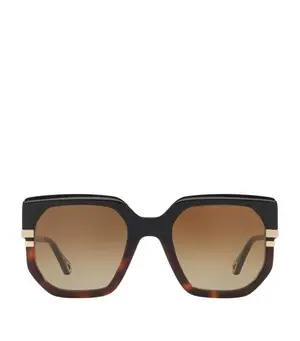 Chloé Ch0240s Metal Sunglasses - Black