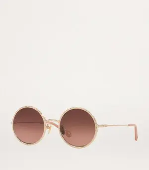 Chloé Acetate Round Frame Sunglasses