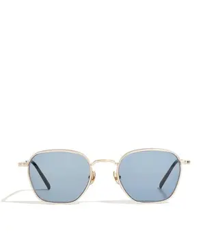Matsuda Titanium Hexagonal Sunglasses - Gold