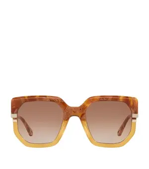 Chloé Acetate Sunglasses - Brown