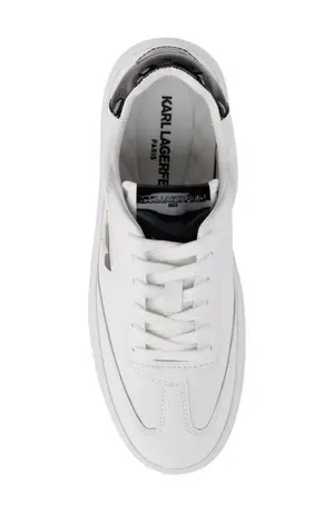 Karl Lagerfeld Paris Karl Lagerfeld Sumava Logo Appliqué Sneakers - Bright White/ Black