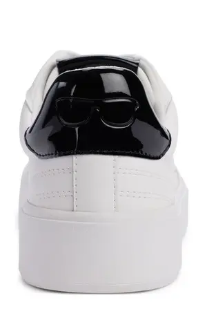 Karl Lagerfeld Paris Karl Lagerfeld Sumava Logo Appliqué Sneakers - Bright White/ Black