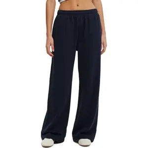 COTTON ON Wide Leg Trackpants - Total Eclipse