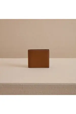 MARK CROSS Bi-fold Wallet In Acorn - Chocolate