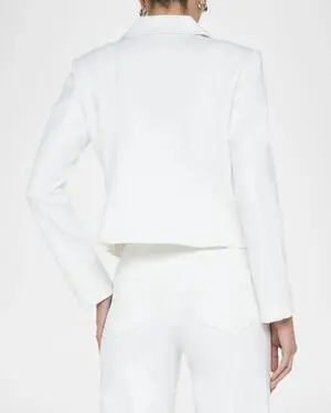 L & Apos;AGENCE L'agence Wayne Cropped Jacket