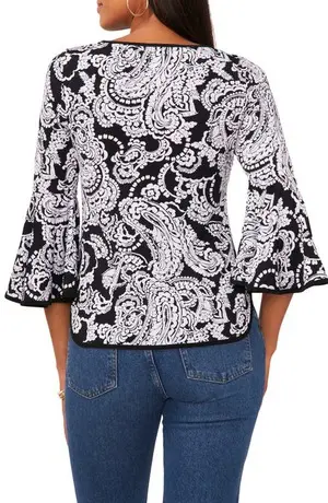 Chaus Paisley Print Top