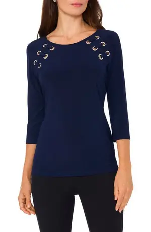 Chaus Grommet Accent Top