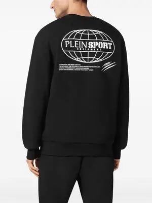 PLEIN SPORT Crew Neck Sweatshirt - Blue