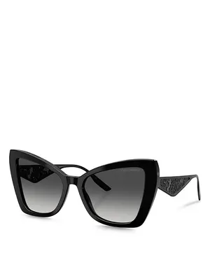 Dolce & Gabbana Lace Cat Eye Sunglasses - Black