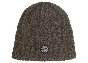 StÜssy Cable Knit Skullcap - Brown