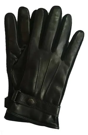 PAULA ROWAN Kearney 2 Shearling Lined Gloves - Black