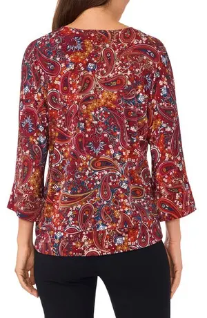 Chaus Paisley Print Top