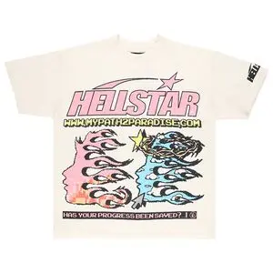 HELLSTAR Pixel T-shirt - White