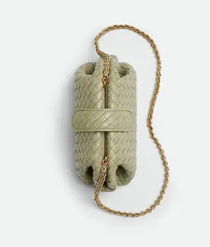 Bottega Veneta Small Lauren 1980 Clutch - Travertine