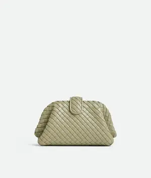 Bottega Veneta Small Lauren 1980 Clutch - Travertine