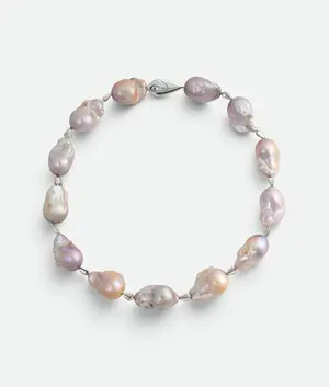 BOTTEGA  VENETA Bottega Veneta Pearl Necklace - Natural Pink