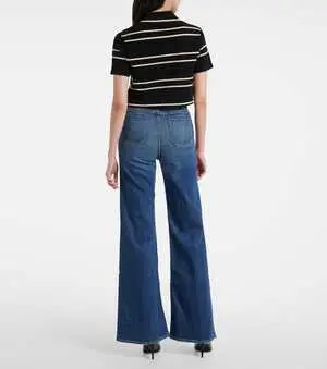 NILI LOTAN Terrell High-rise Bootcut Jeans - Blue