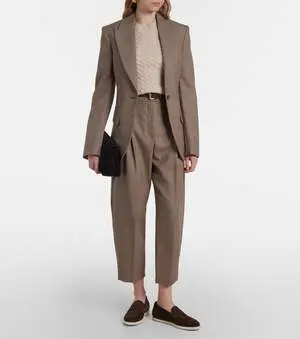 TOD'S Suede Loafers - Brown