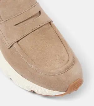 TOD'S Suede Sneakers - Beige